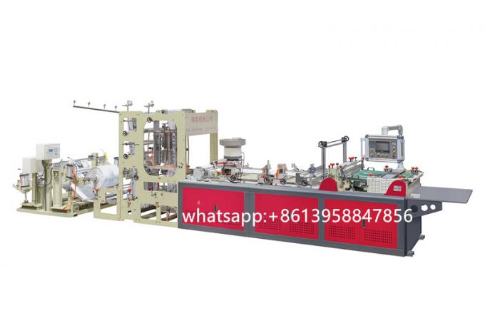 Zipper attachment bag making machine with Automatic slider insertion system