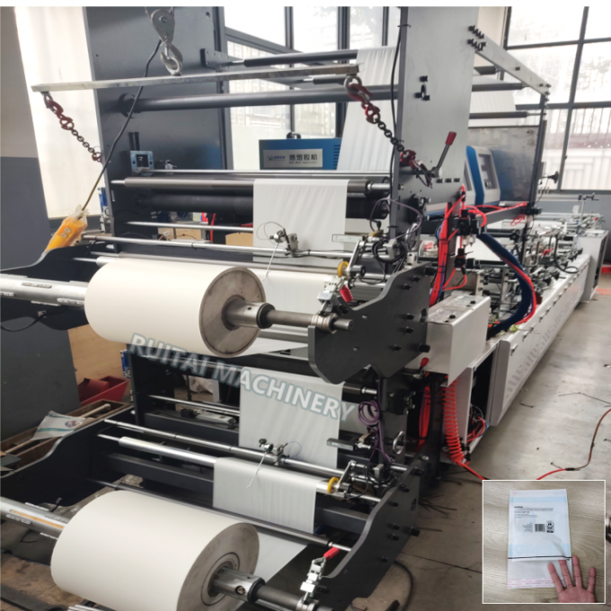 Fully automatic glassine paper bag making machine